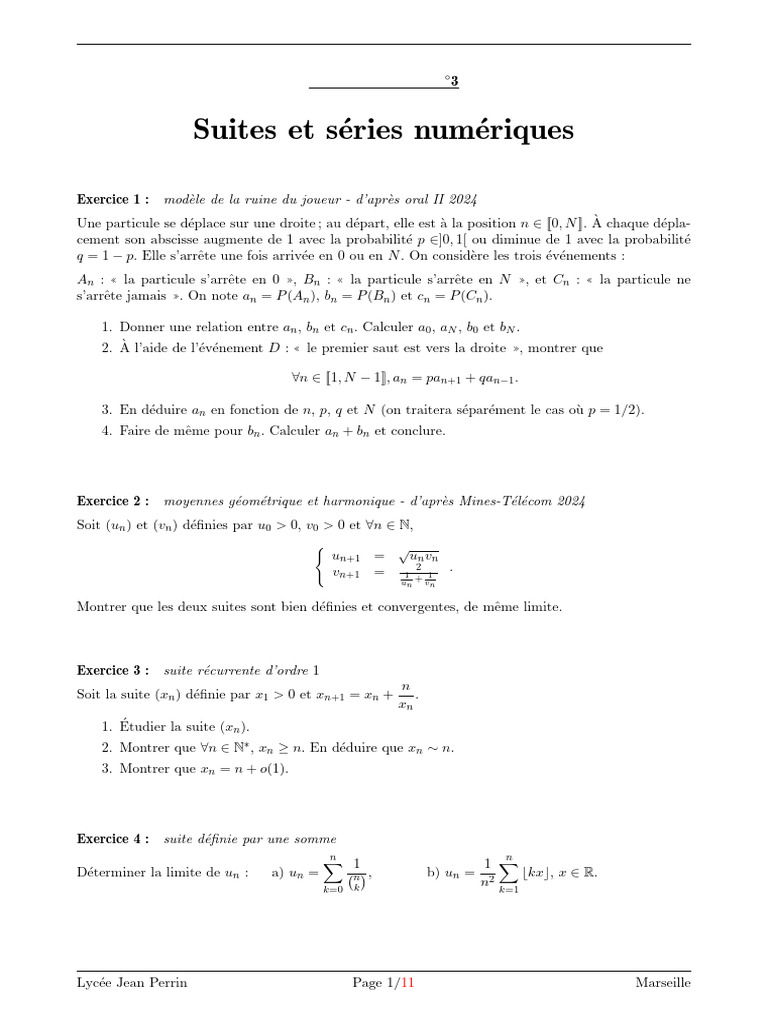 Suites Series Exos | PDF