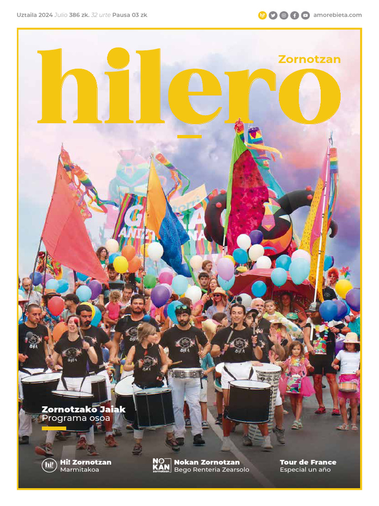 Hilero Zornotzan Julio 2024 | PDF