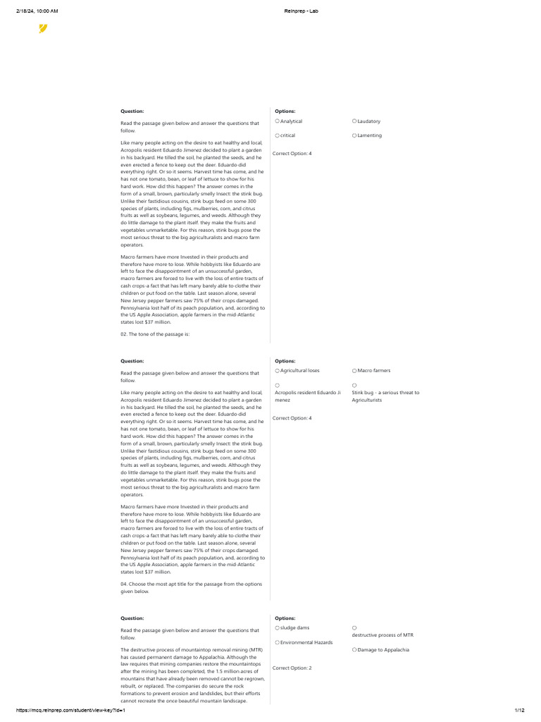 Capgemini MCQ1 | PDF