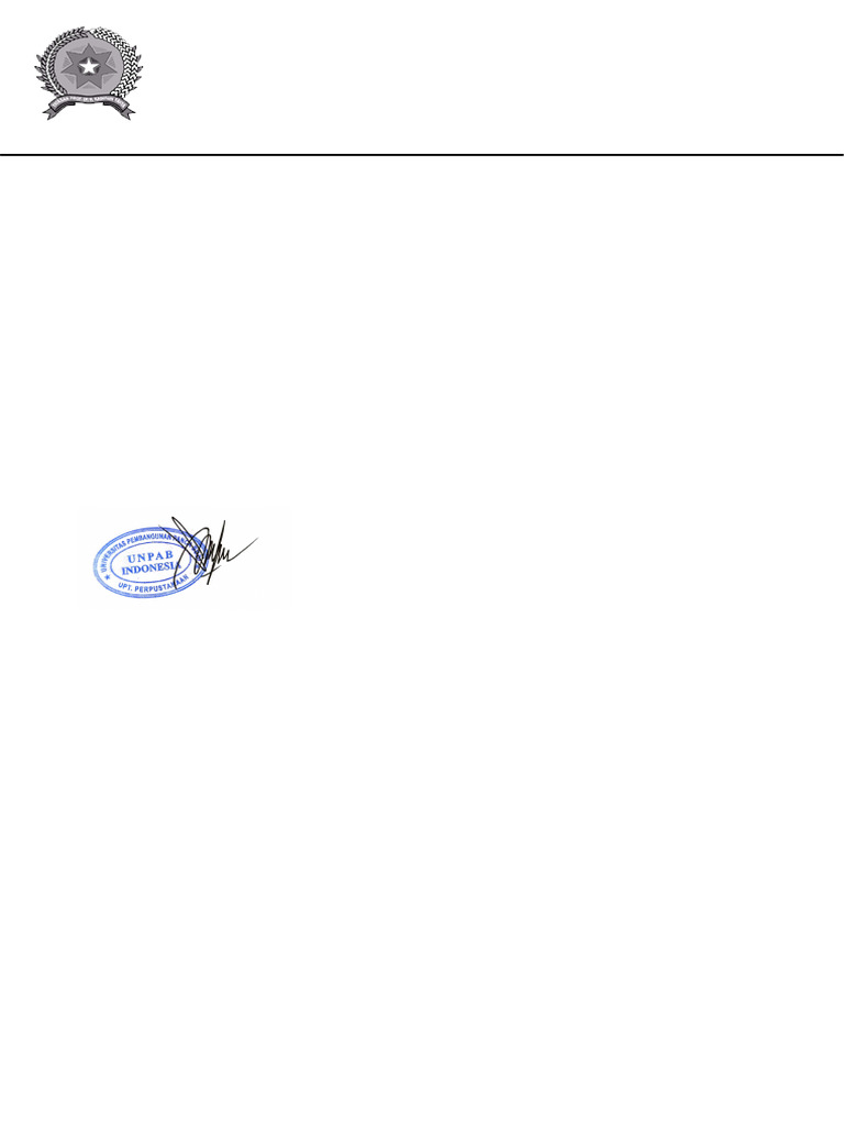 Surat Bebas Pustaka 2010110002 | PDF