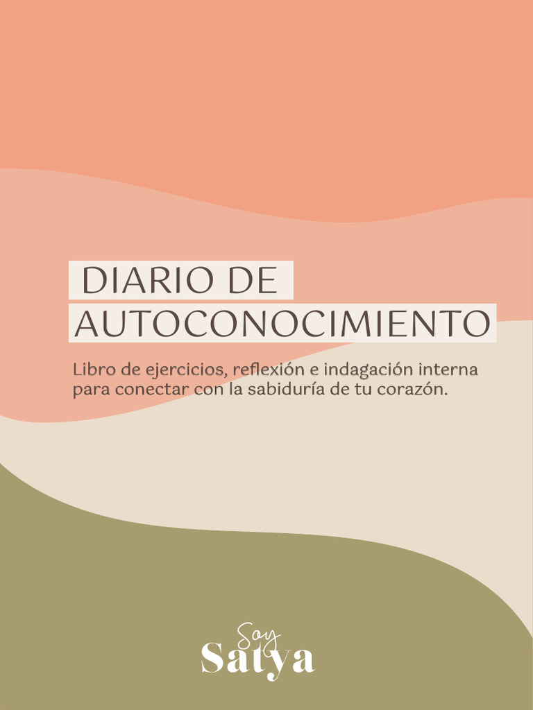 Diario de Autoconocimiento. Reto 3 Días Soy Satya | PDF