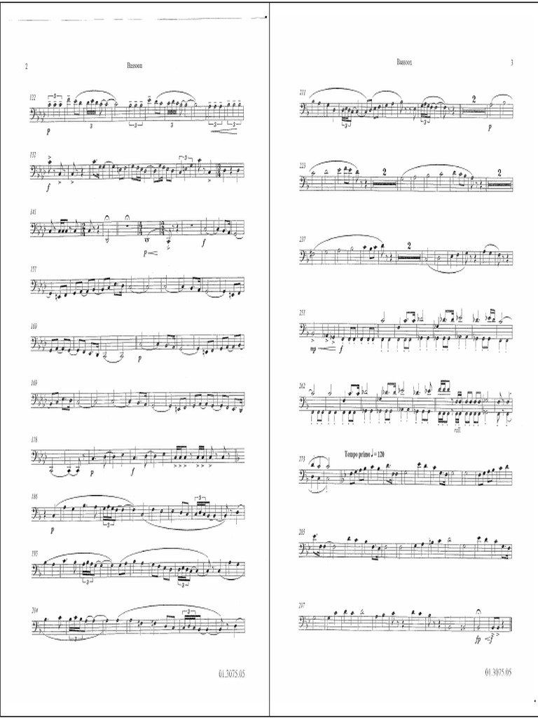 06 - 1st & 2nd Bassoons | PDF