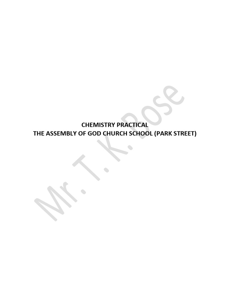 Isc Prac Chem | PDF