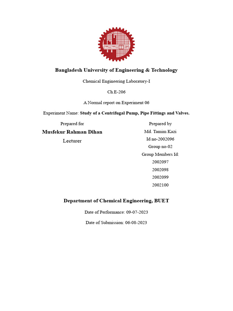 Fluid Exp 06 by Tamim 096 Final | PDF