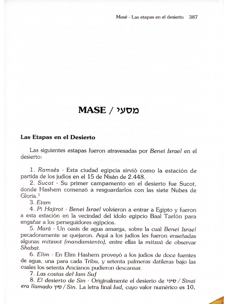 Midrash Masé - Midrashim MV | PDF