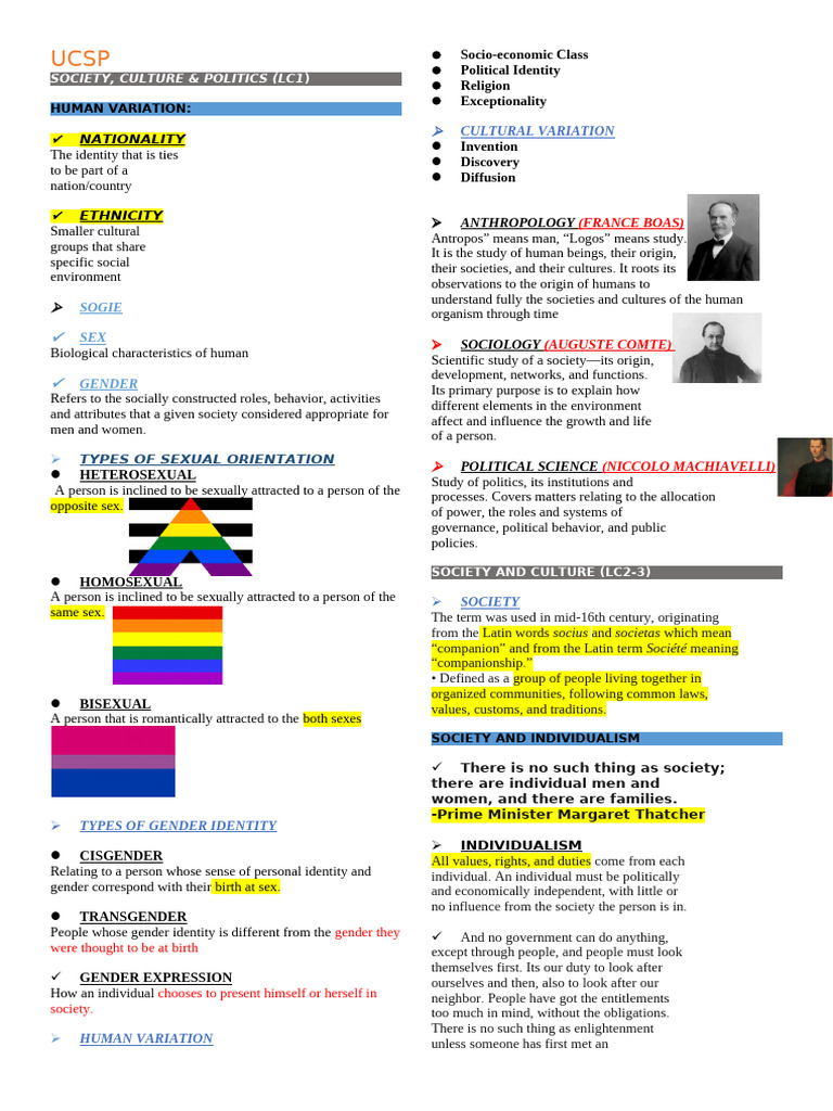 UCSP Reviewer lc1 3 | PDF