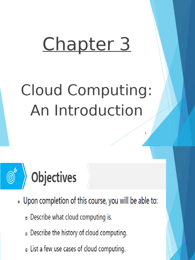 Chapter 3 - Cloud Computing - Intro | PDF