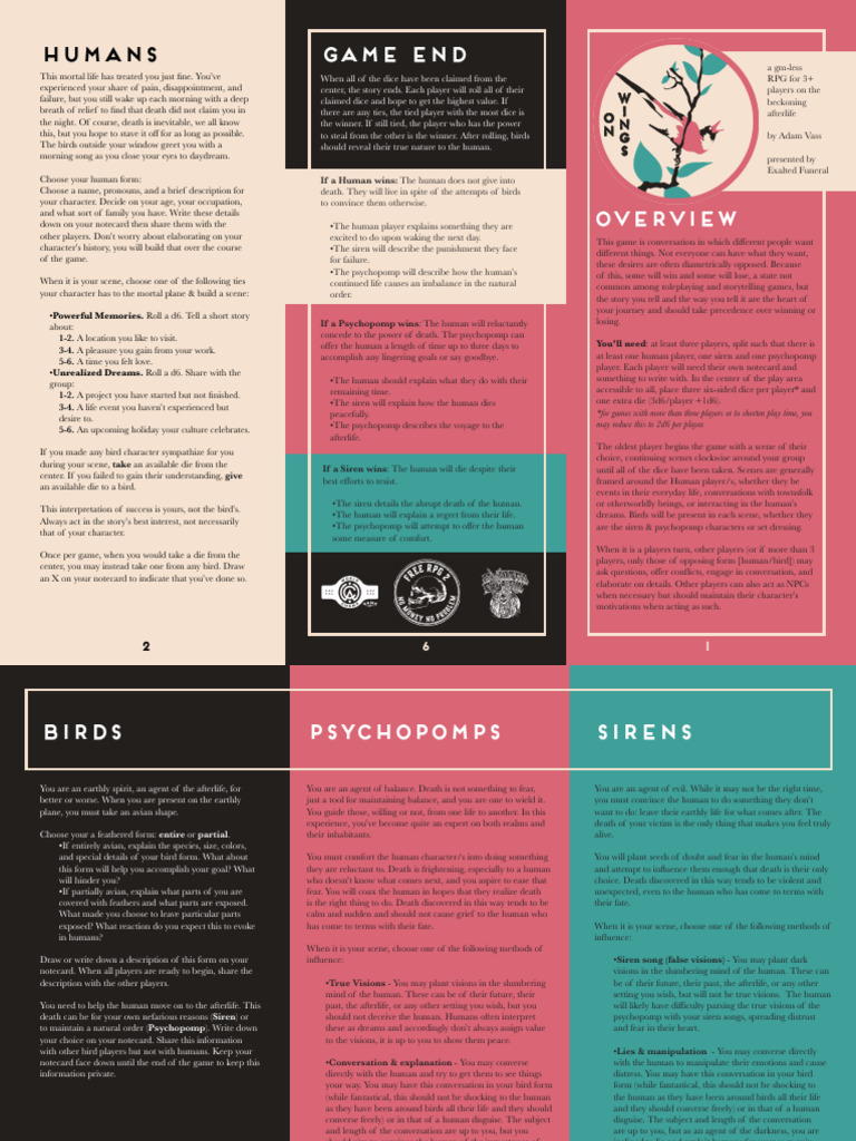 Onwings Pamphlet Layout | PDF
