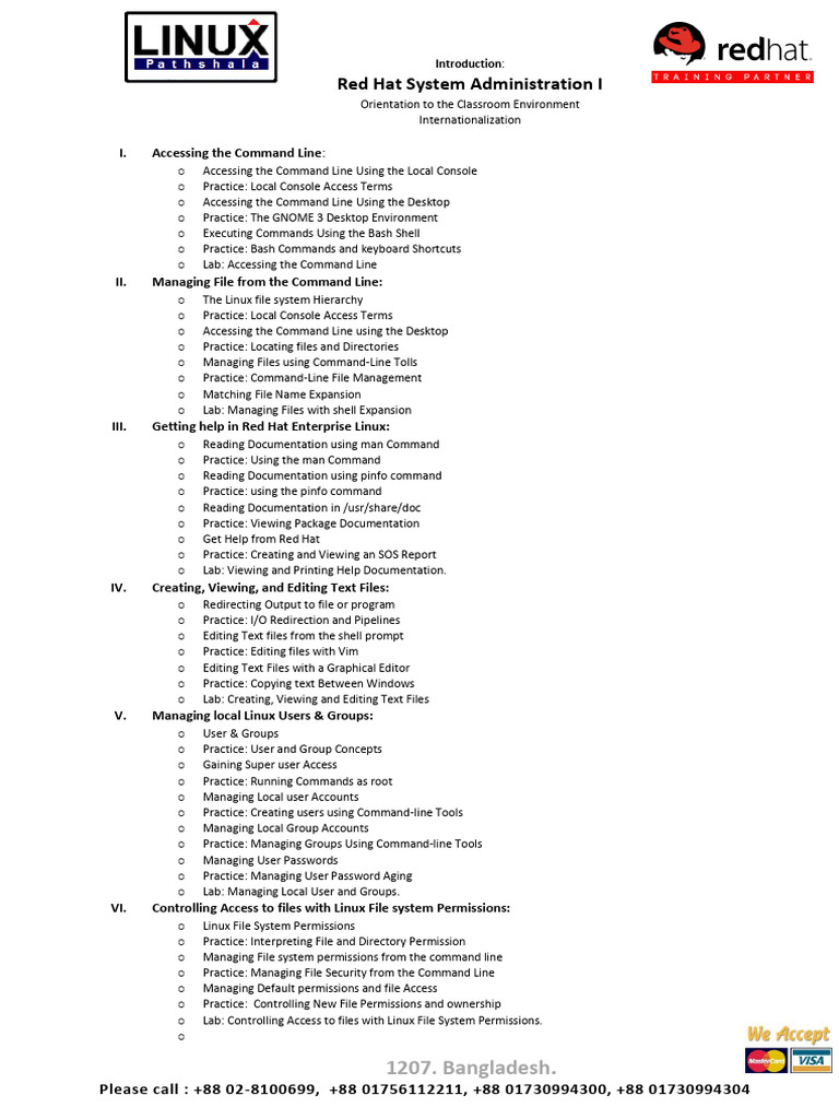 Rhce Course Outline | PDF