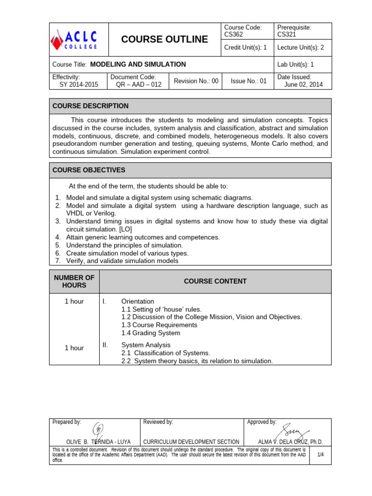 40 Modeling and Simulation | PDF