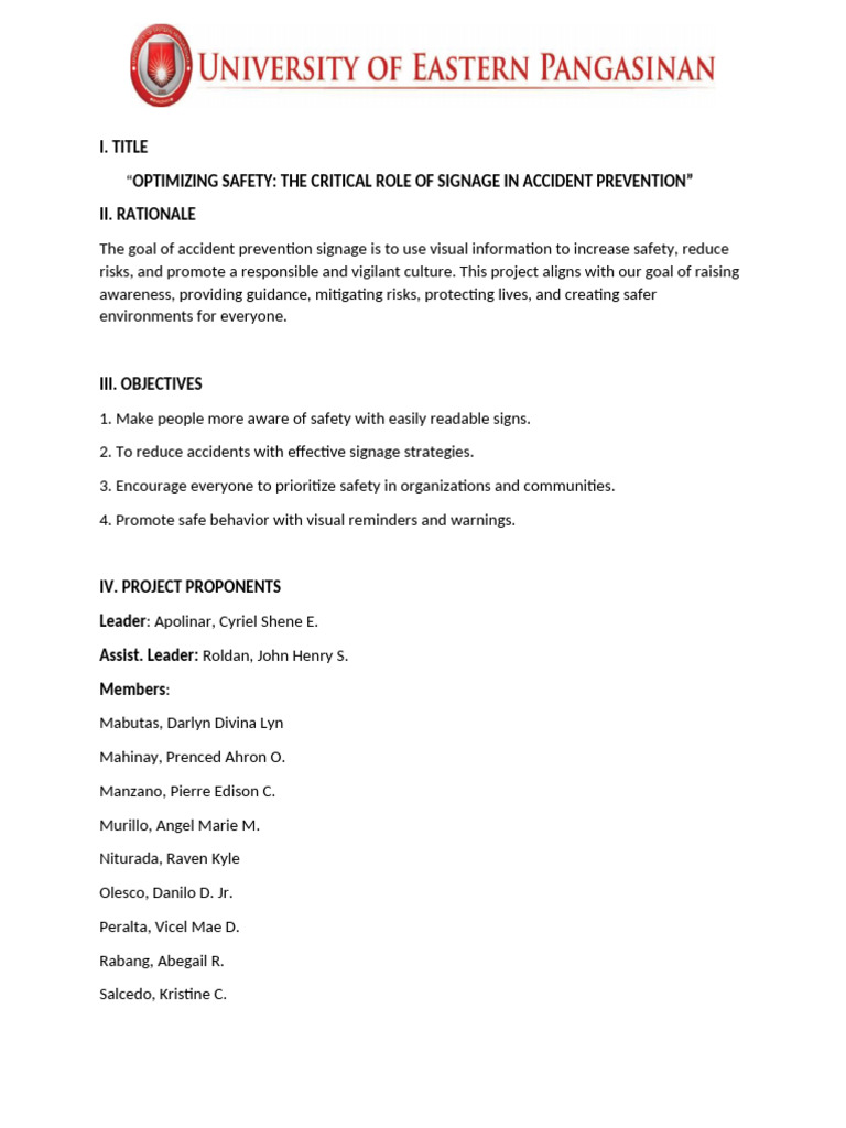 Project Proposal 1 | PDF