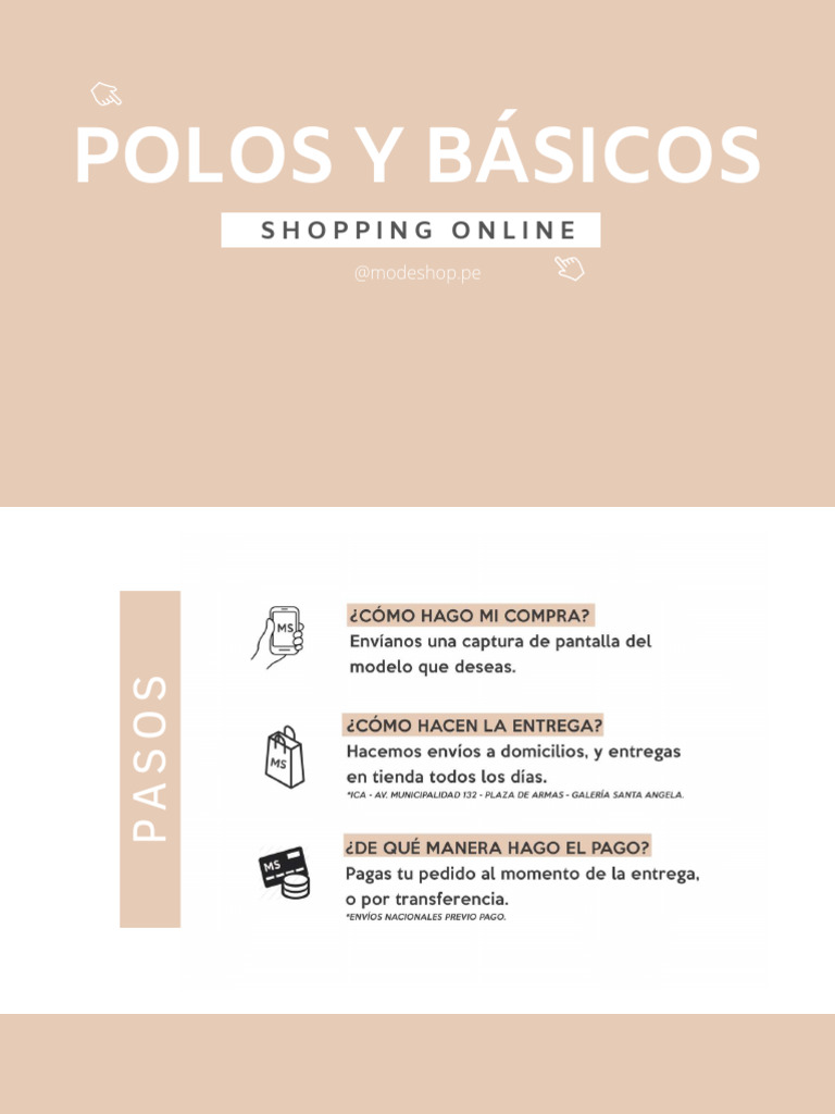 Polos y Básicos de Algodón en Línea | PDF