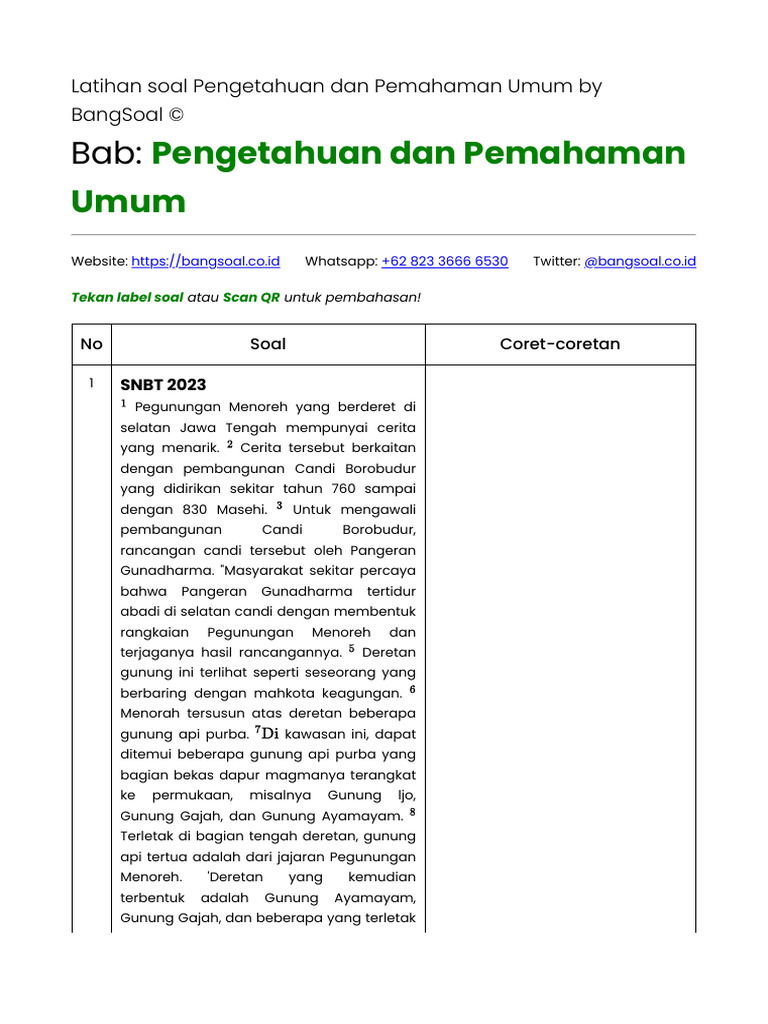 Bangsoal PPU | PDF