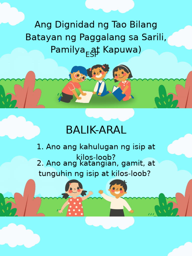 Lesson 2-Paggalang | PDF