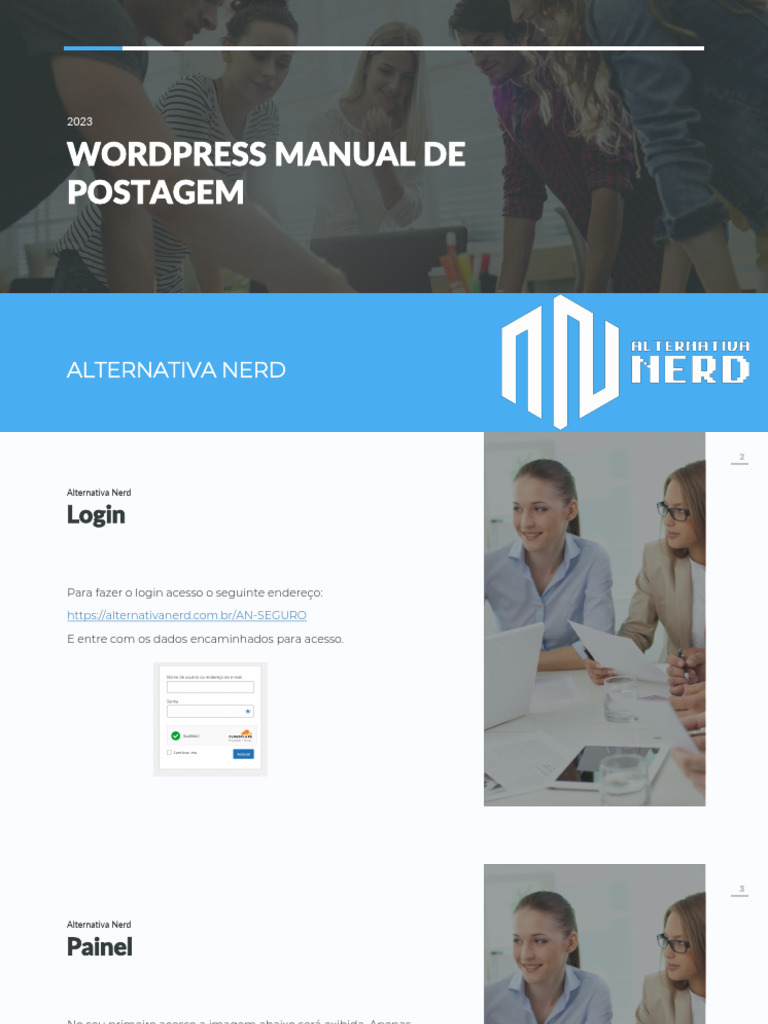 Manual Postagem - 2023 - Alternativa Nerd | PDF