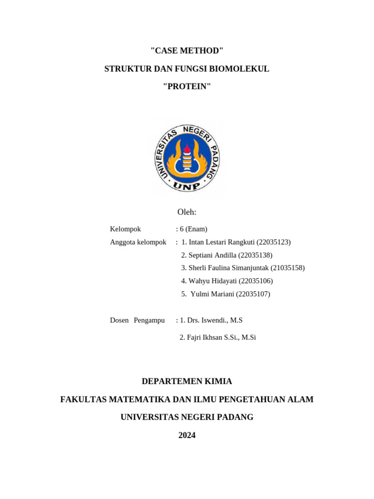 Case Method Protein | PDF