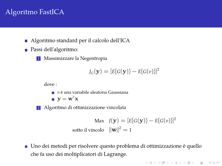 Fast ICA | PDF