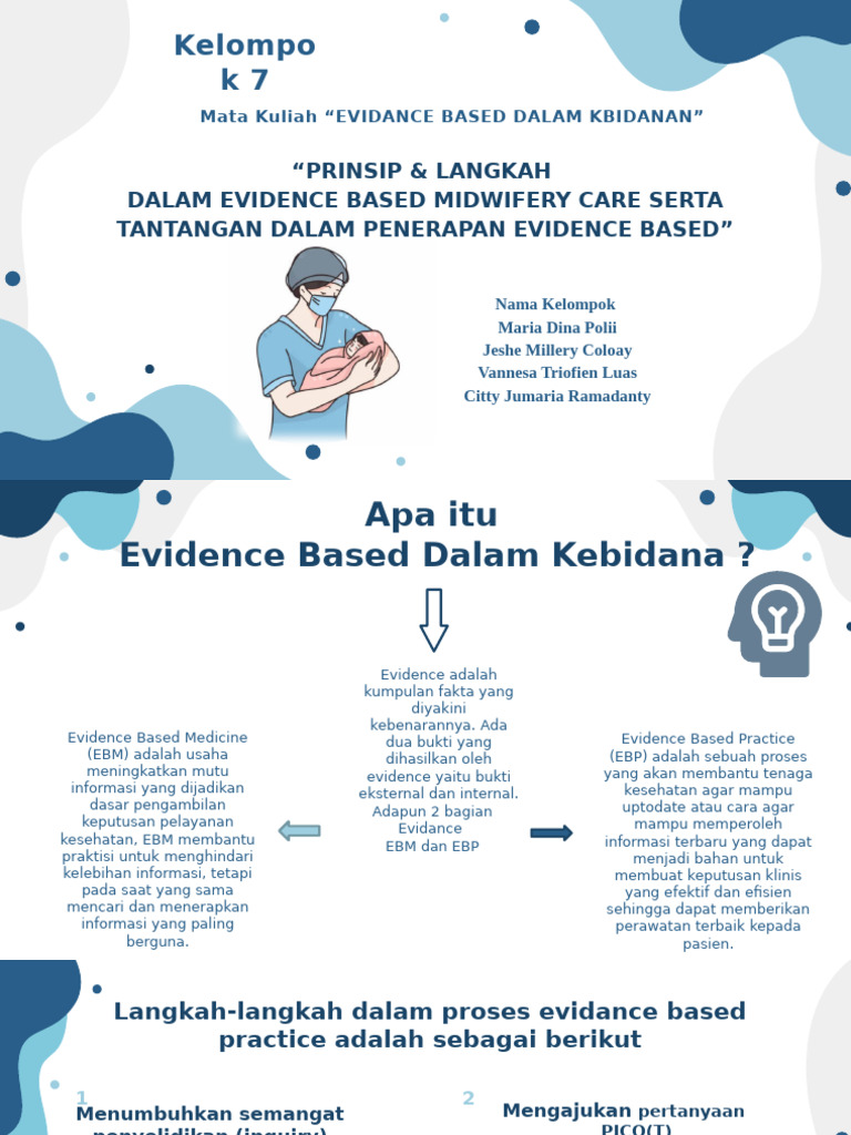 MK Evidance Based Dalam Kebidanan Kelompok 7 | PDF
