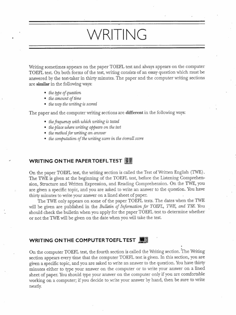 Coursebook TOEFL Prep 1-4 Writing | PDF