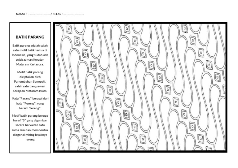 Batik Parang | PDF