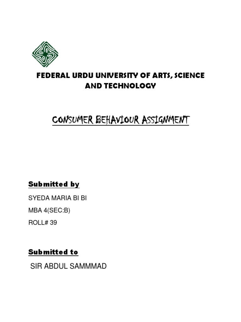 Consumer Behaviour Assignment | PDF | Classical Conditioning | Behavior