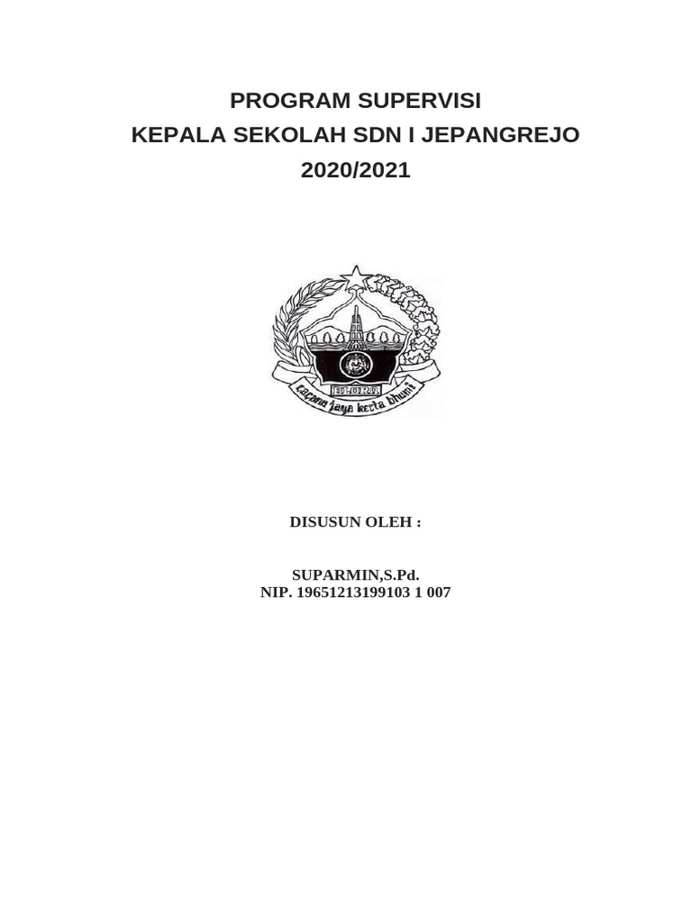 Program Supervisi KS 20 21 | PDF