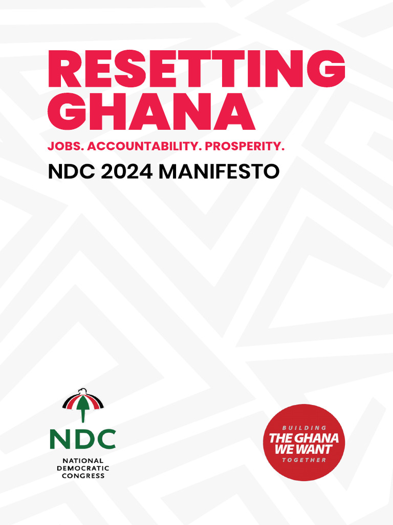 Official NDC Manifesto 2024 PDF Download | PDF