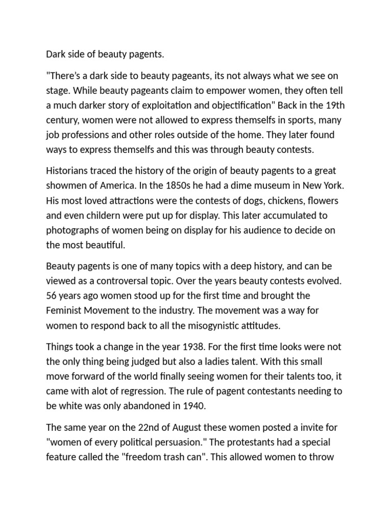 Document HISTORY OF BEAUTY | PDF