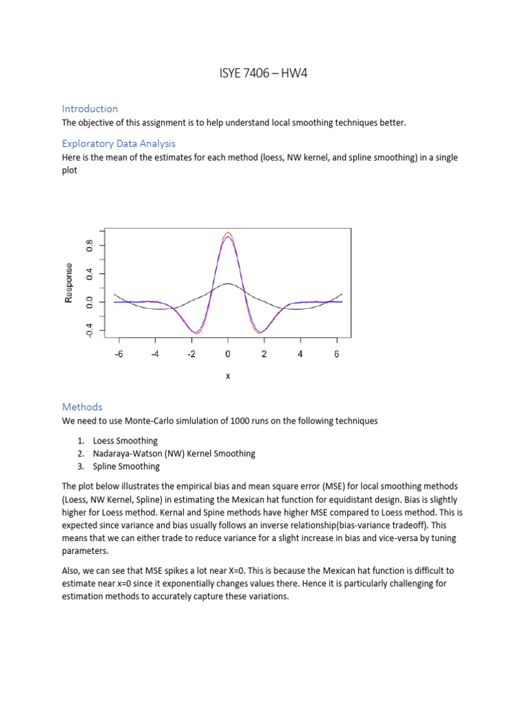ISYE 7406 - HW4 Solution | PDF