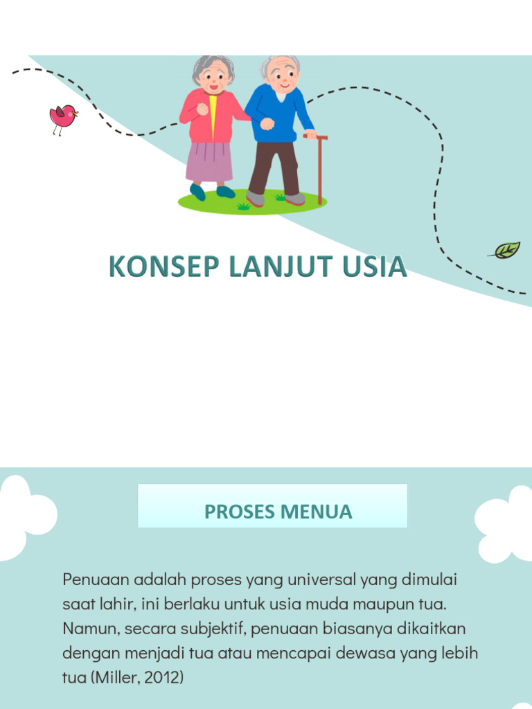 Mini TCL Konsep Lansia Dan Konsep Dasar Kep - Gerontik 2024 | PDF