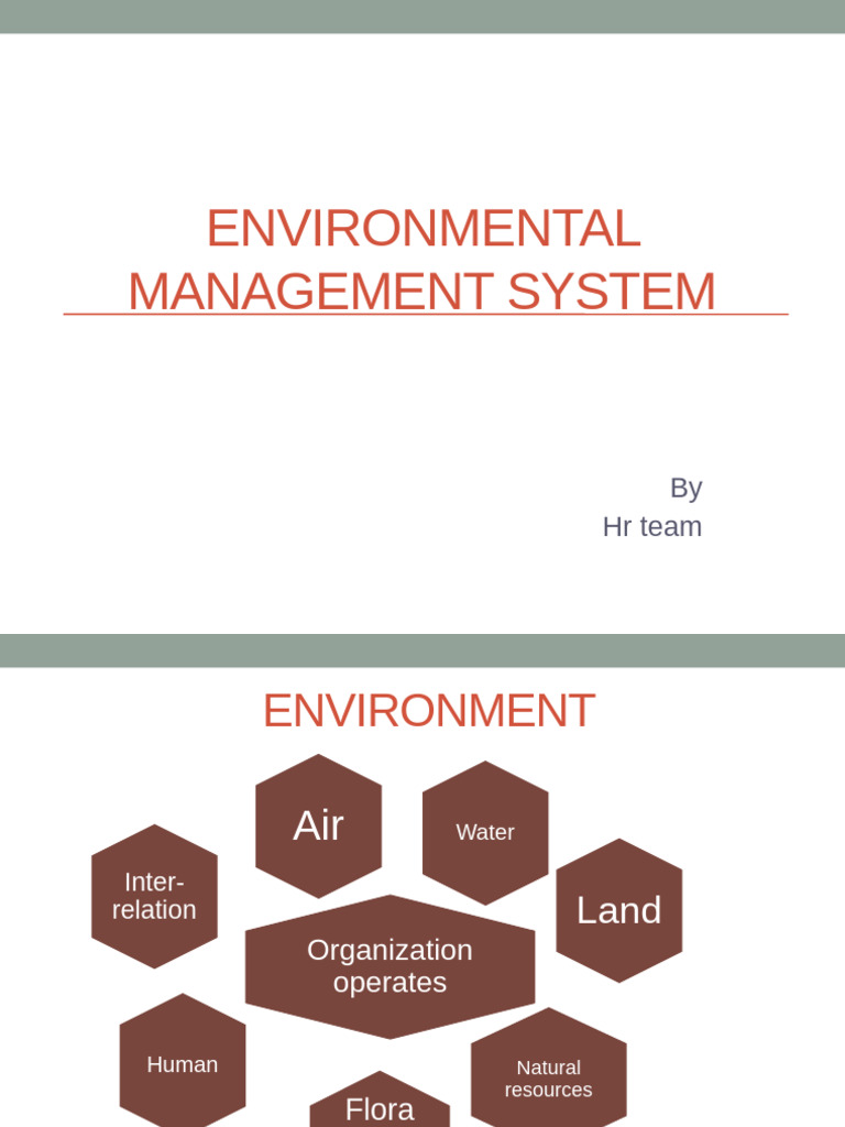 Environmental Management System Guide | PDF | Audit | Emergency