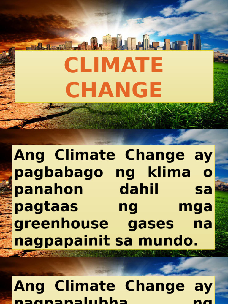 Climate Change | PDF