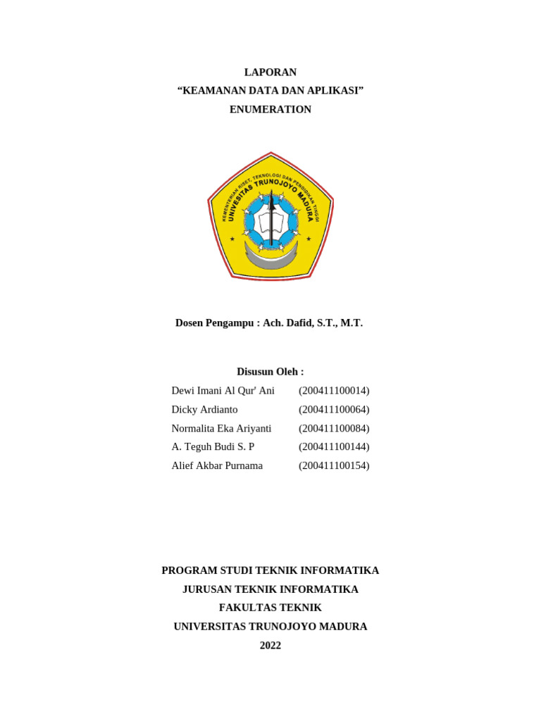 Laporan Module 04 - Enumeration | PDF