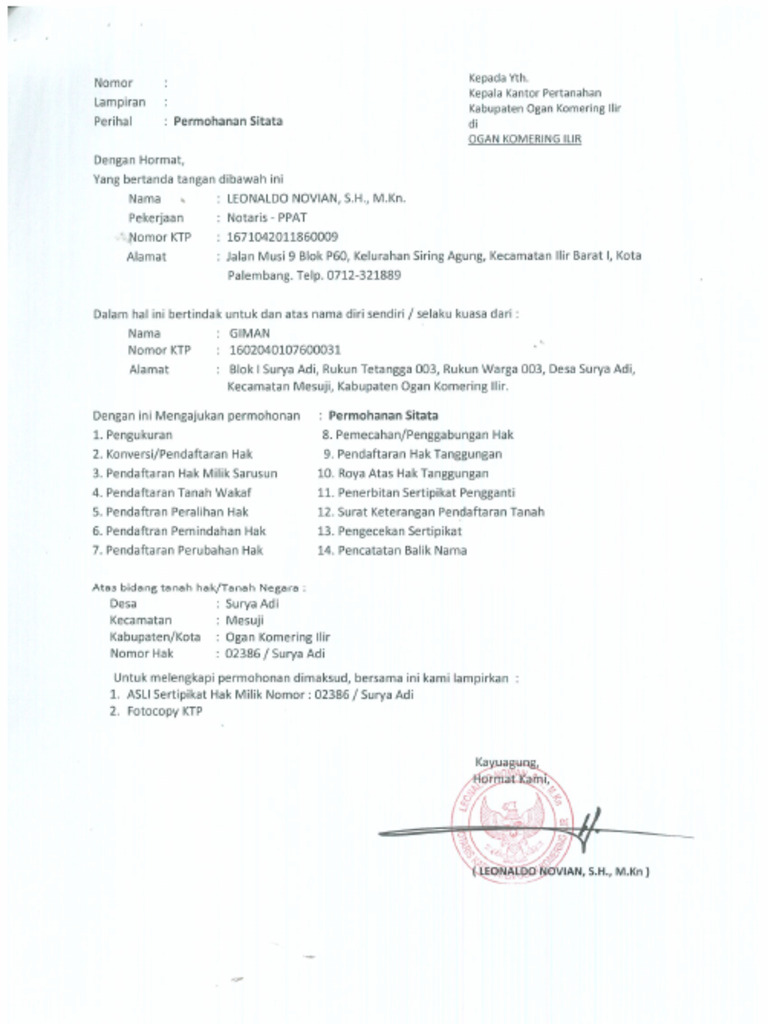 Permohonan Sitata-2 | PDF