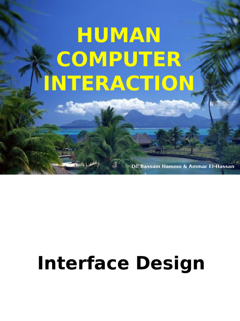 5 - HCI Design With Users | PDF