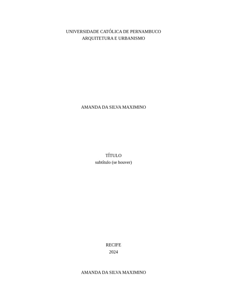 Modelo TCC Uff v1 | PDF