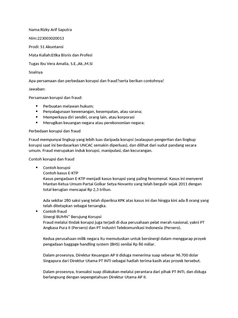 Tugas Ibu Vera | PDF