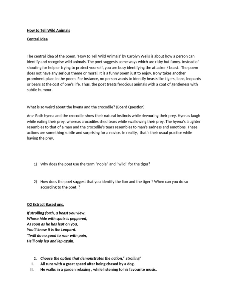 How To Tell.... | PDF