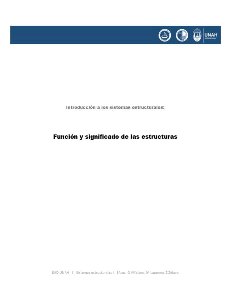 Función y Significado de Las Estructuras | PDF