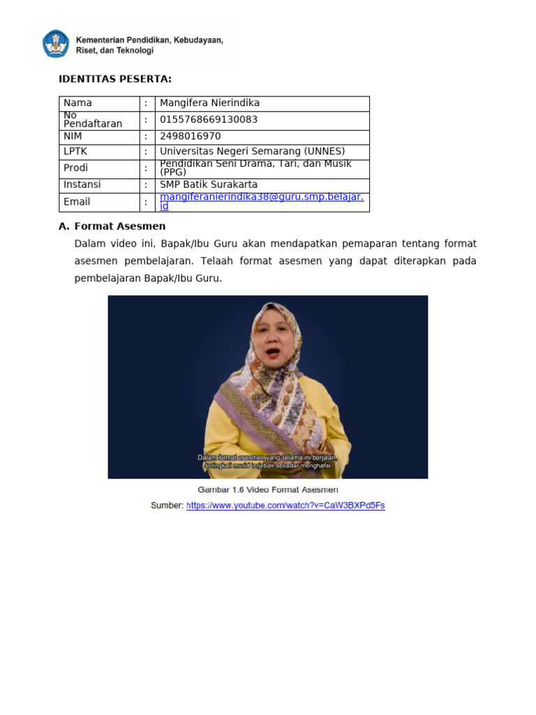 Format Asesmen | PDF