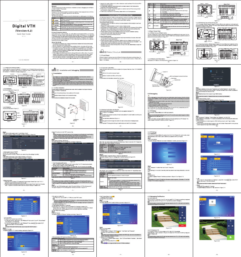 Digital-VTH - (4 2SIP) Quick-Start-Guide V1 1 1 | PDF