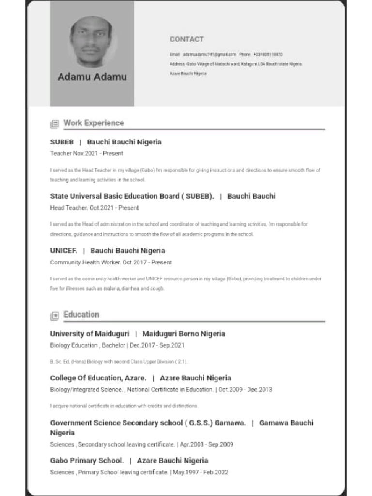 My Resume 0001 | PDF