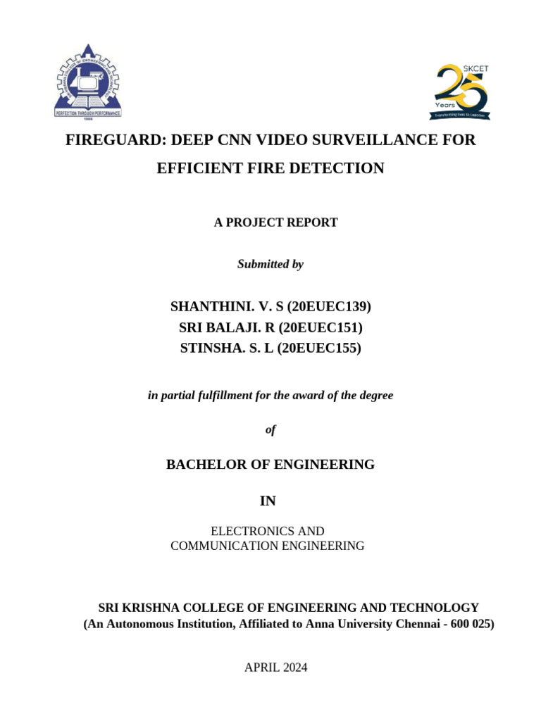 Epro Report Efficient Deep Cnn-Based Fire Detection and Localization in ...