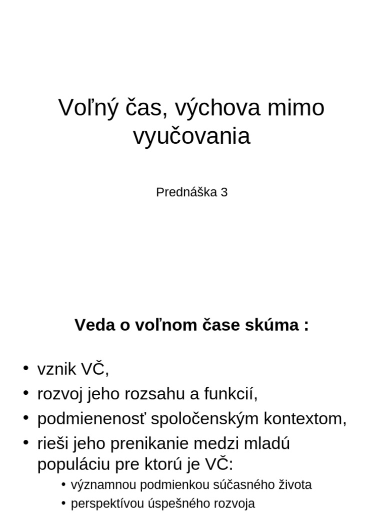Prednaska 3 | PDF