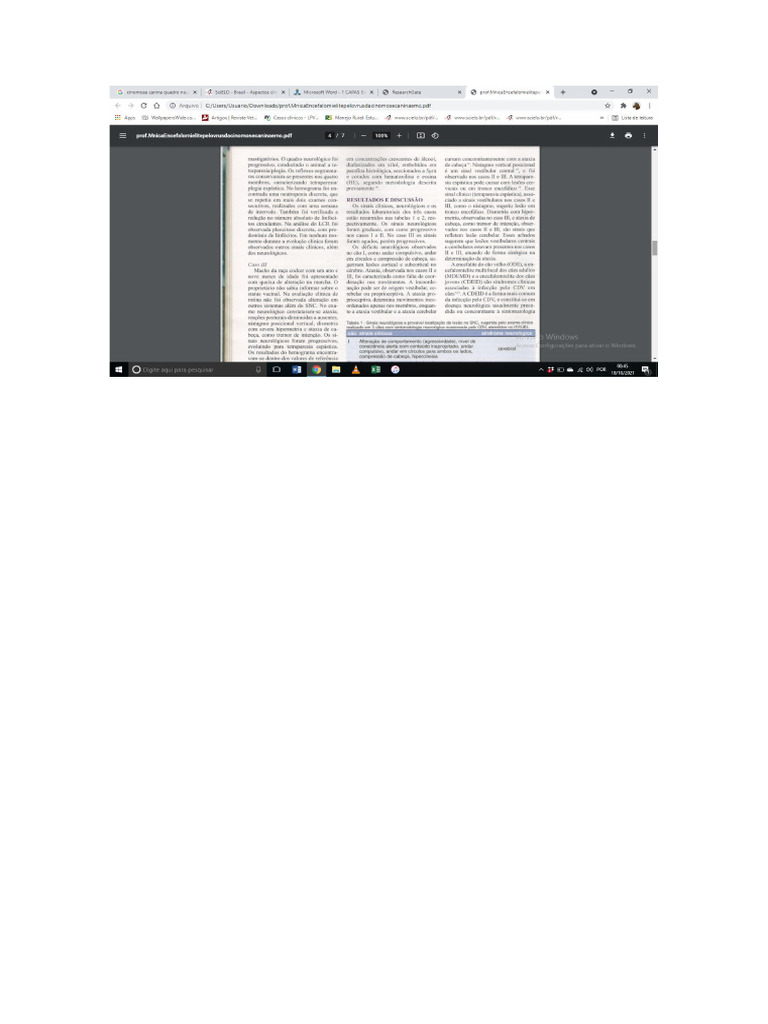 Artigo Encefalomielite Virus Cino | PDF