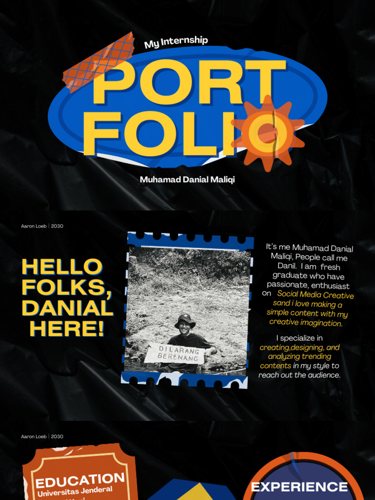 Muhamad Danial-Portofolio - Compressed | PDF