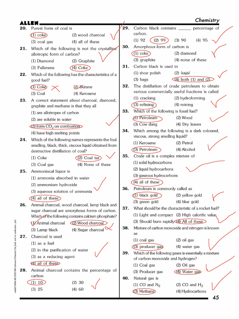 Chemistry Practice Paper | PDF