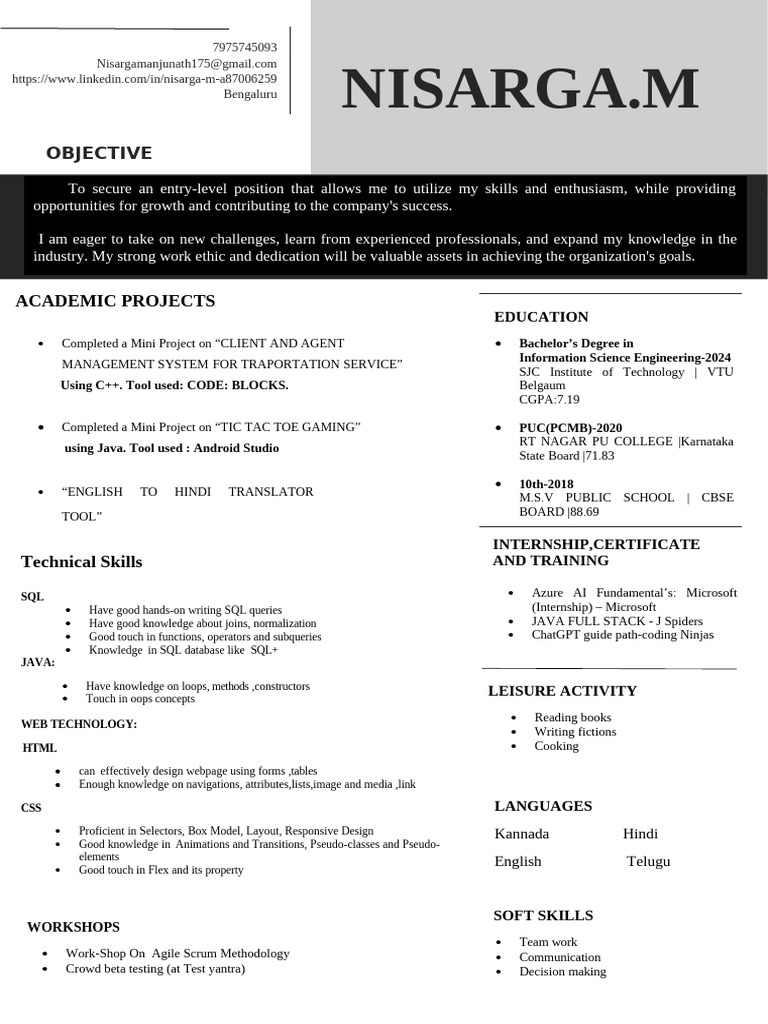 Teacher of The Year Word Resume Template | PDF