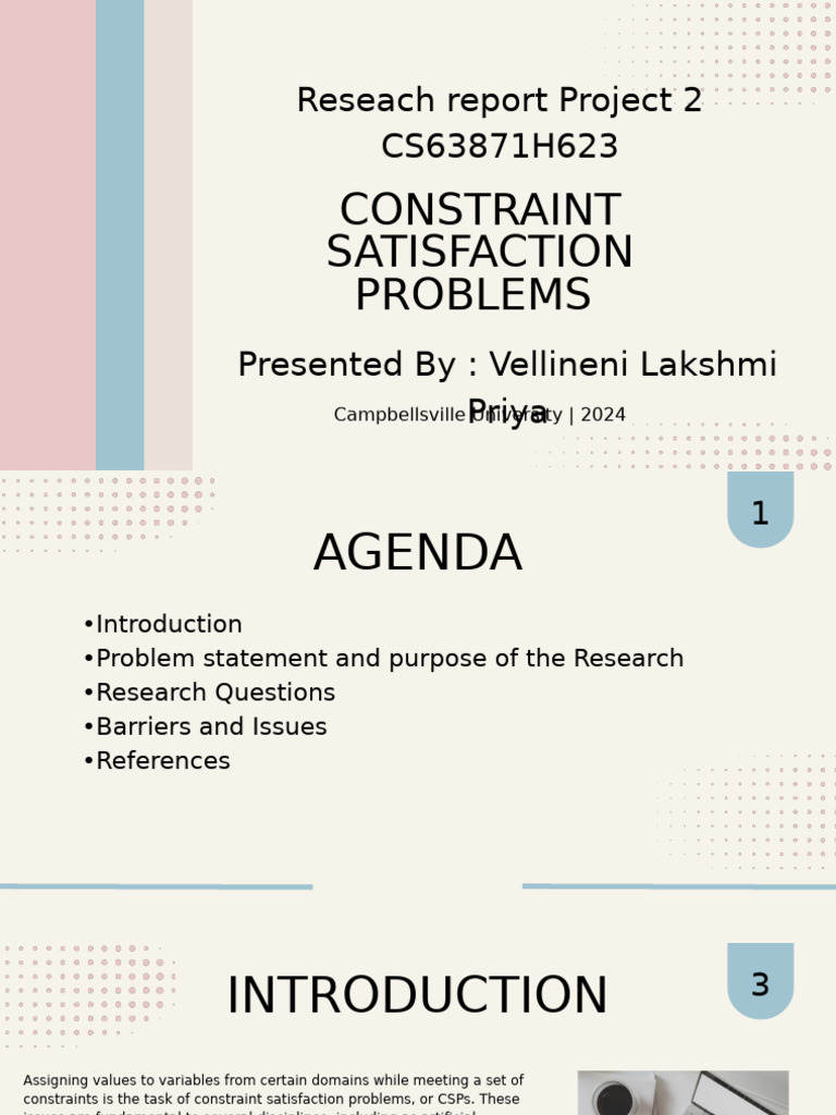 Advancements in Constraint Satisfaction | PDF | Applied Mathematics | Business