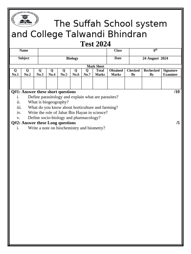 10 TH Class | PDF